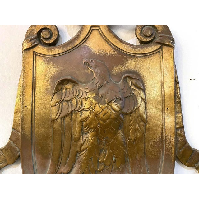 1910s New York City Cast Bronze Eagle Crest | Chairish