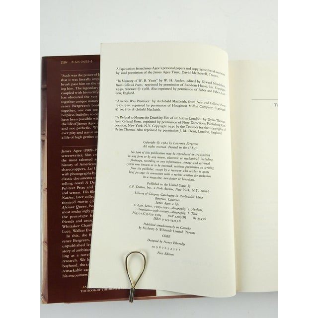 1980s "James Agee: A Life" Book | Chairish