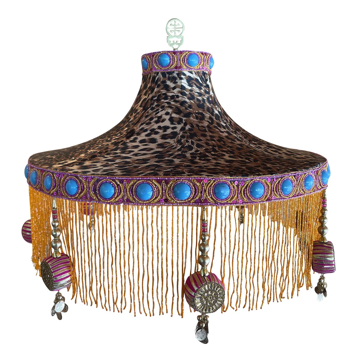Early 21st Century Penny Long Couture Bella Lamp Shade | Chairish