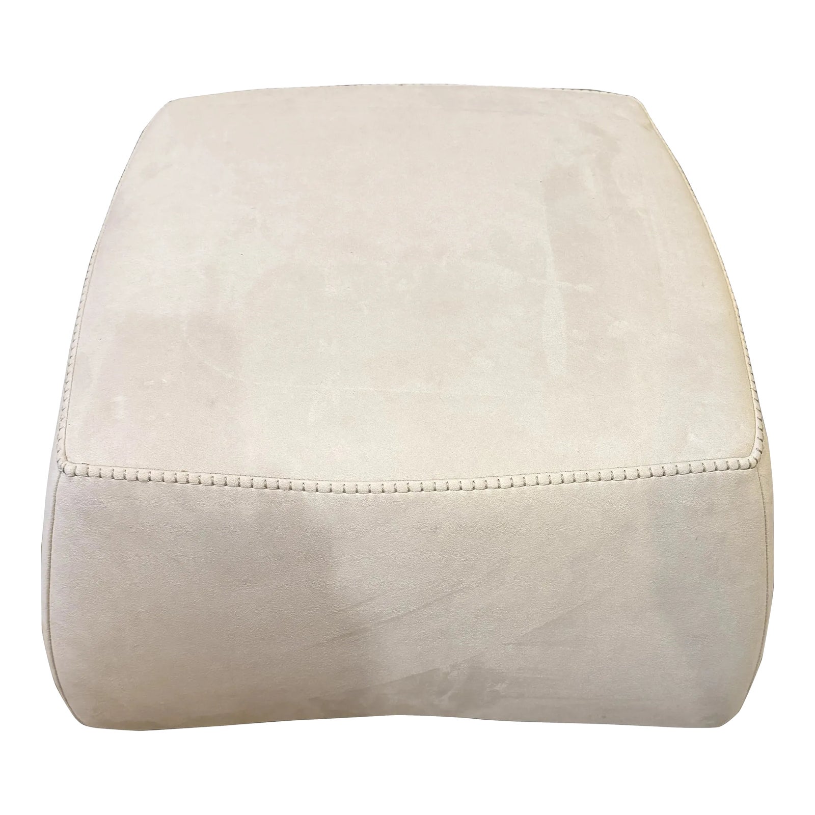 Natuzzi Upholstered Ottoman | Chairish