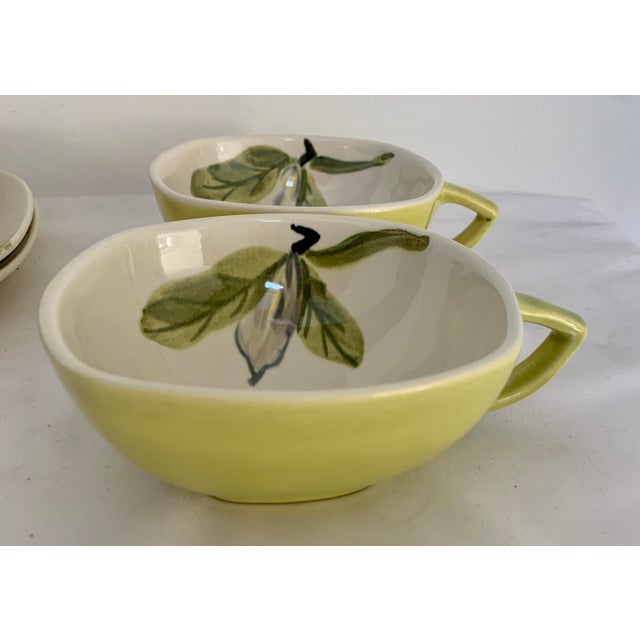Vintage Red Wing Pottery Breakfast Set - 6 Pieces | Chairish