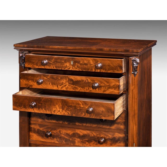 Early Victorian Wellington Chest | Chairish