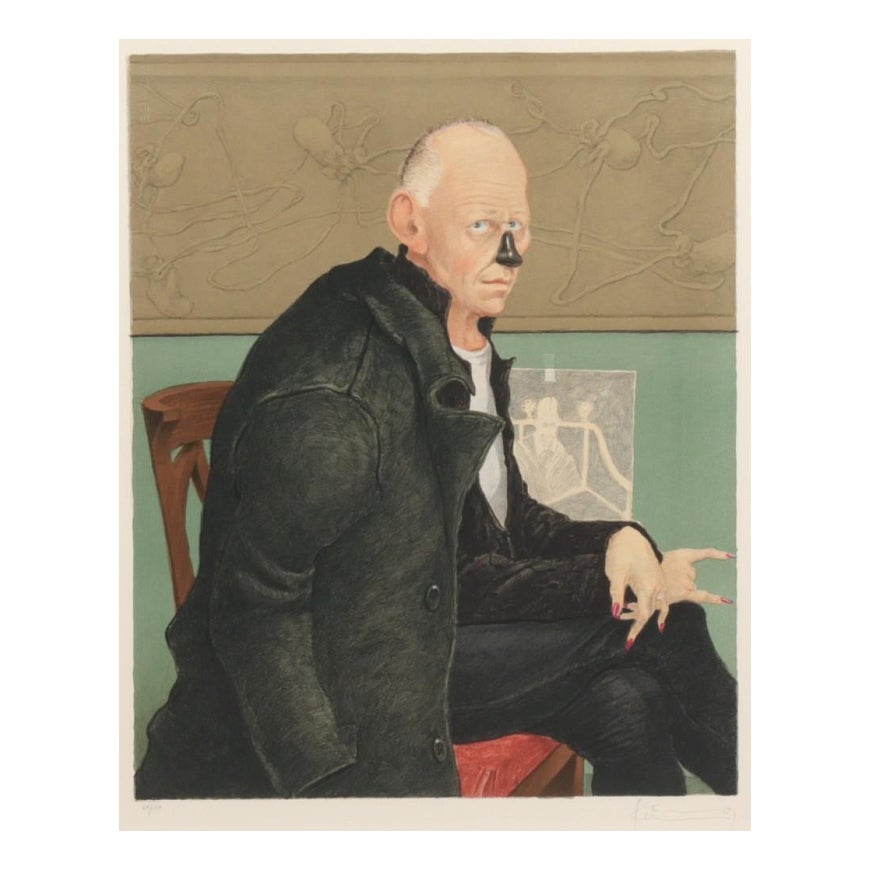 Michael Kvium, Self-Portrait as Eckersbergs Work by Thorvaldsen, 1950s ...