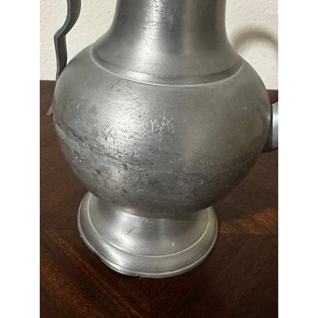 Mid 20th Century Vintage Ethan Allen Holland Pewter Tea Pot | Chairish