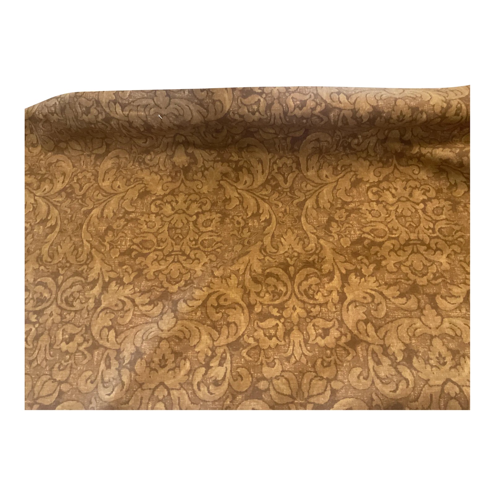 Ralph Lauren Evanston Damask Fabric 18 Yard Bolt | Chairish