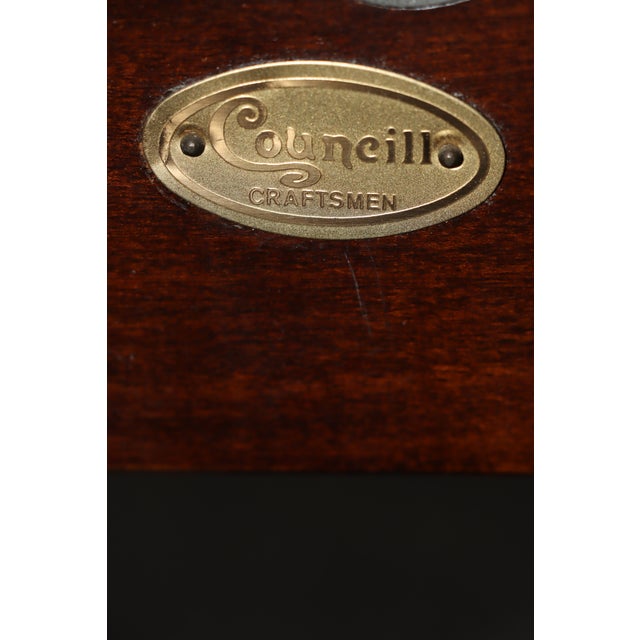 Councill Rice Carved Mahogany Poster Bed | Chairish