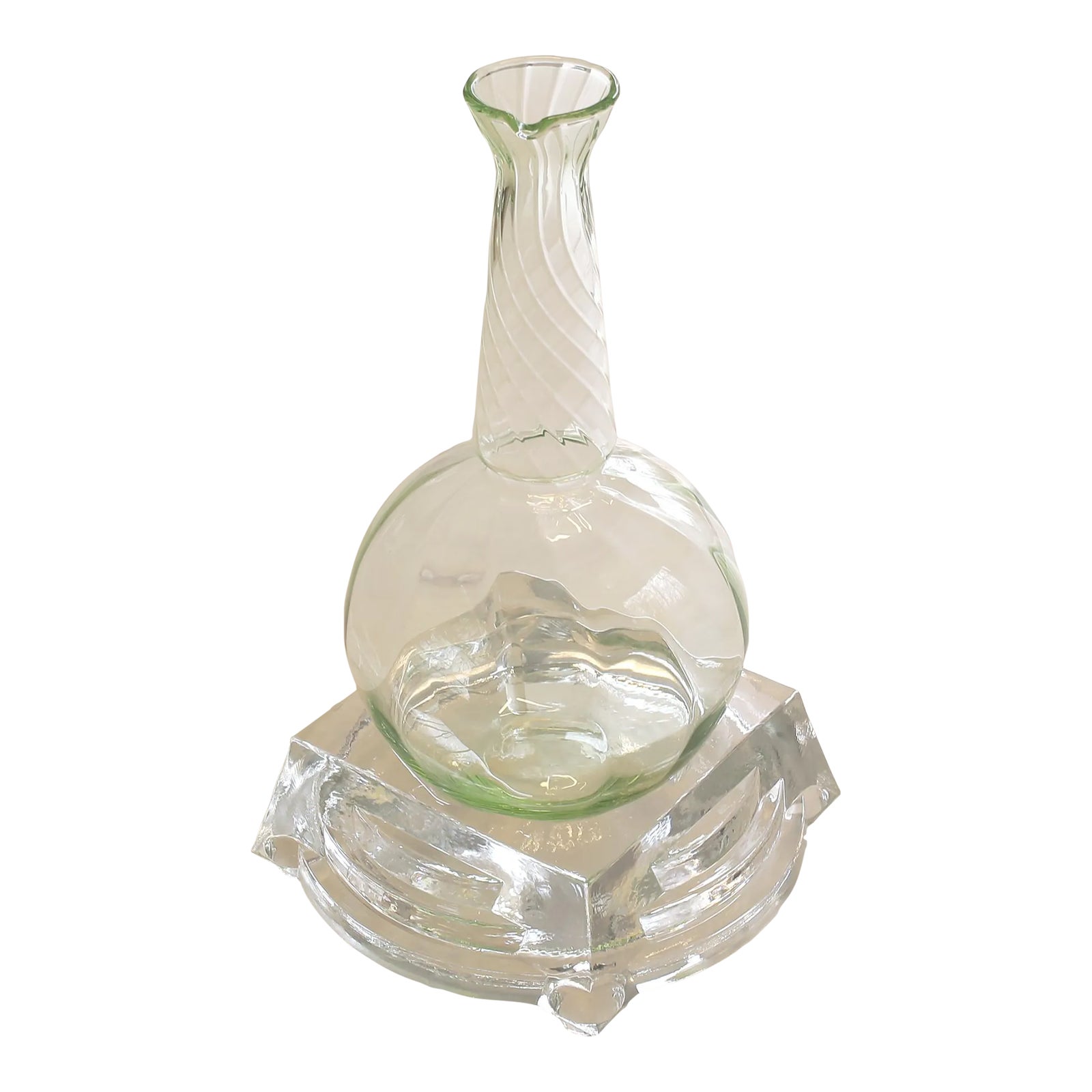 Vintage Borek Sipek Wine Decanter Carafe Glass Handblown Pitcher | Chairish