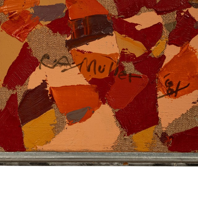 Pacific Northwest Oregon Modernist Oil Canvas Abstract Landscape ...