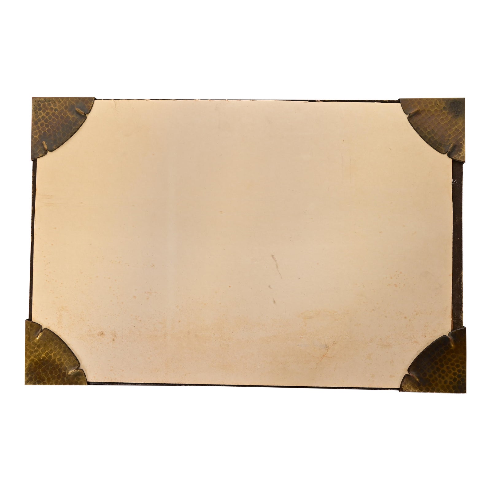 Roycroft Arts & Crafts Brass Finished Hammered Copper Blotter Corners ...