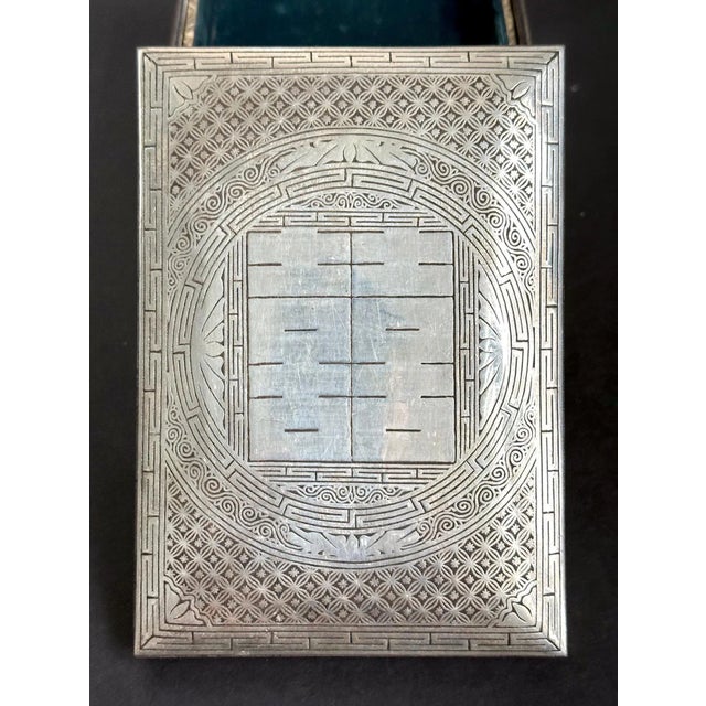 Fine Korean Box with Tray Iron with Silver Inlay Joseon Dynasty | Chairish