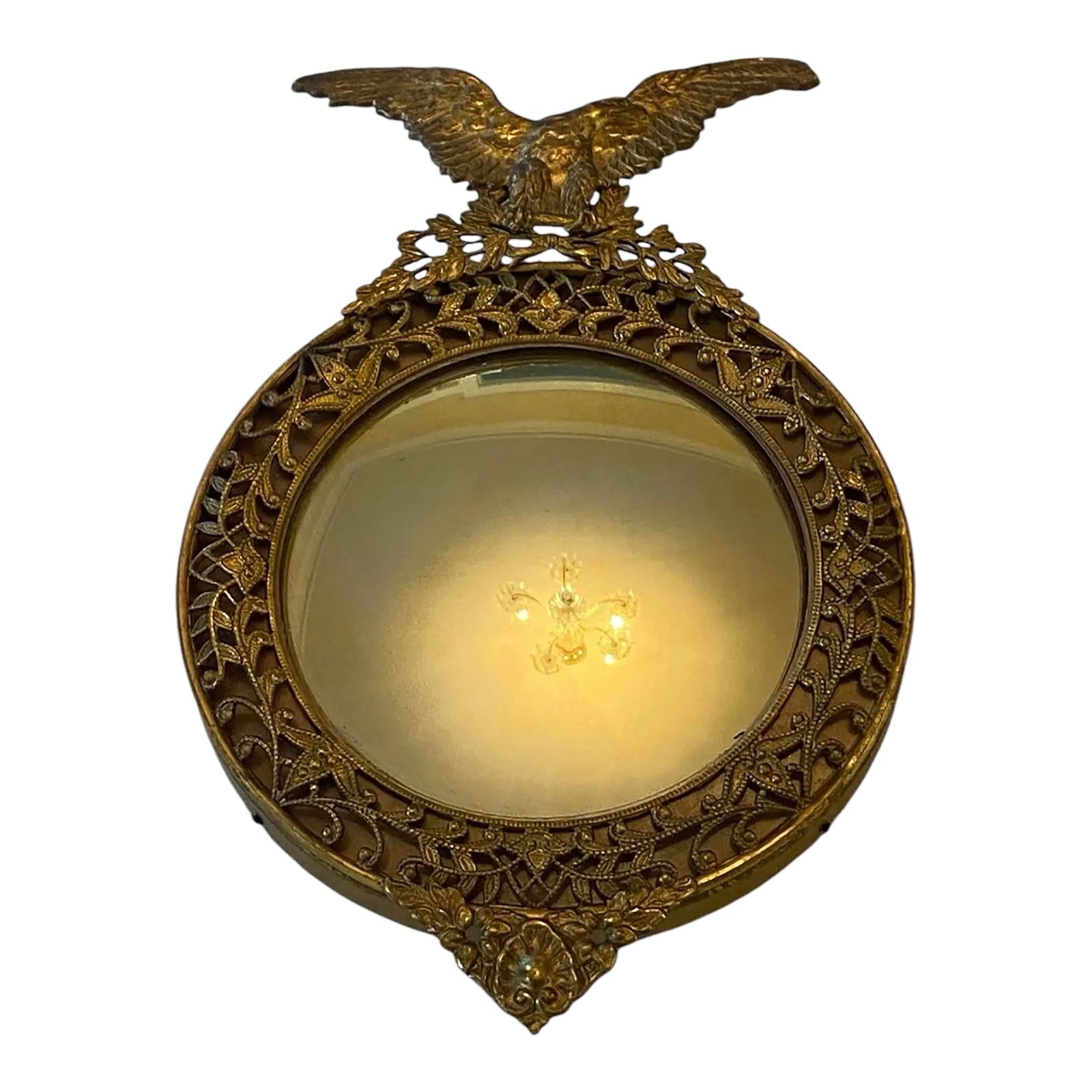 Small Early 20th Century English Regency Style Eagle Gold Gilt ...