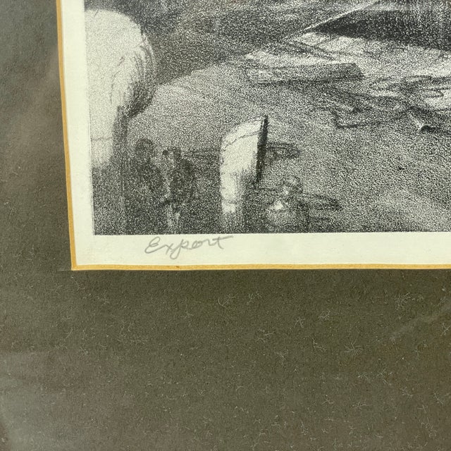 Export by John Noble Signed Lithograph | Chairish