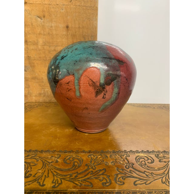 Vintage Late 20th Century Raku Vessel | Chairish