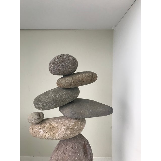 Asian Cairn Rock Sculpture | Chairish