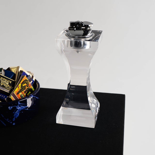 Vintage Lucite Table Lighter | Chairish