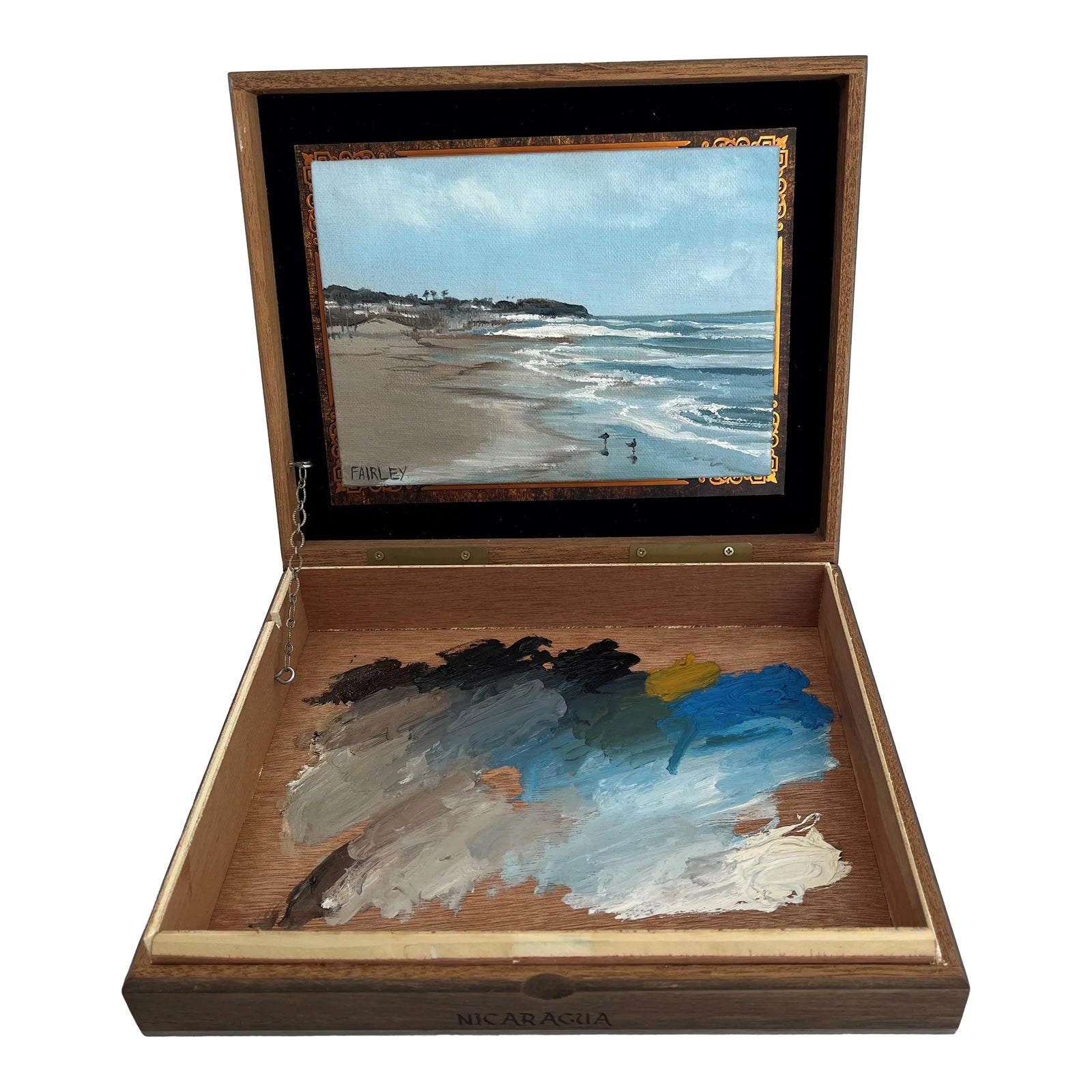 Shore Thing! Original Art Assemblage Box by Jessica Fairley. | Chairish