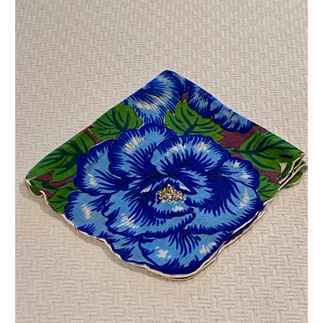 1930s Colorful Vintage Handkerchiefs- Set of 3 | Chairish