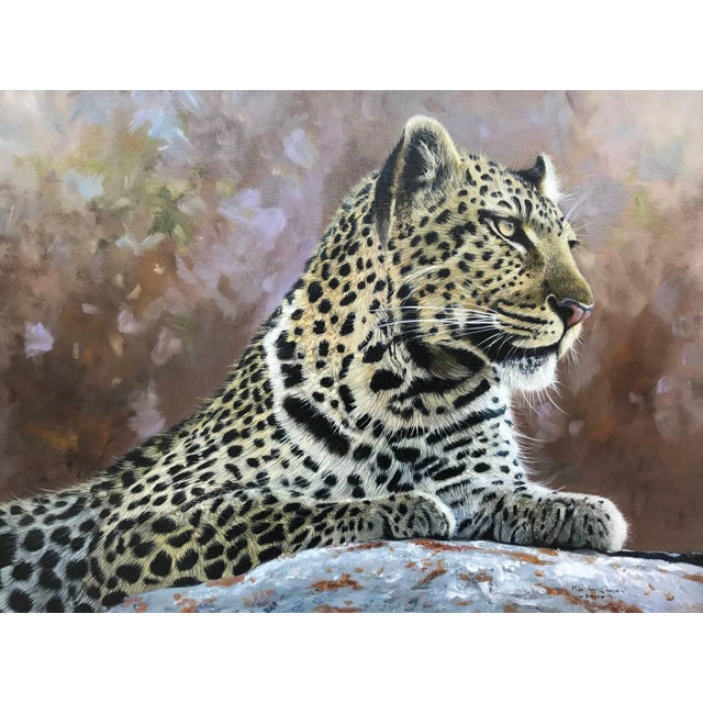Pip McGarry, Realist Leopard Portrait Wild Cat Painting from British ...