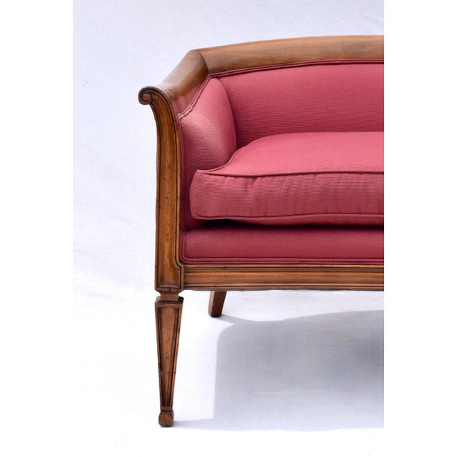 French Directoire Style Sofa in Cherrywood | Chairish