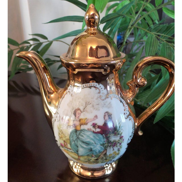 Tea Cups & Sets Antique Early 20th Century Schumann Arzberg Gold Gilded ...