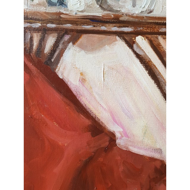 Zeytline Leon - Belle Epoque Scene - Women in Paris - Large Oil on ...