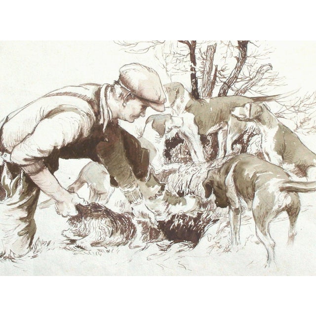 On the Hunt Drawing | Chairish