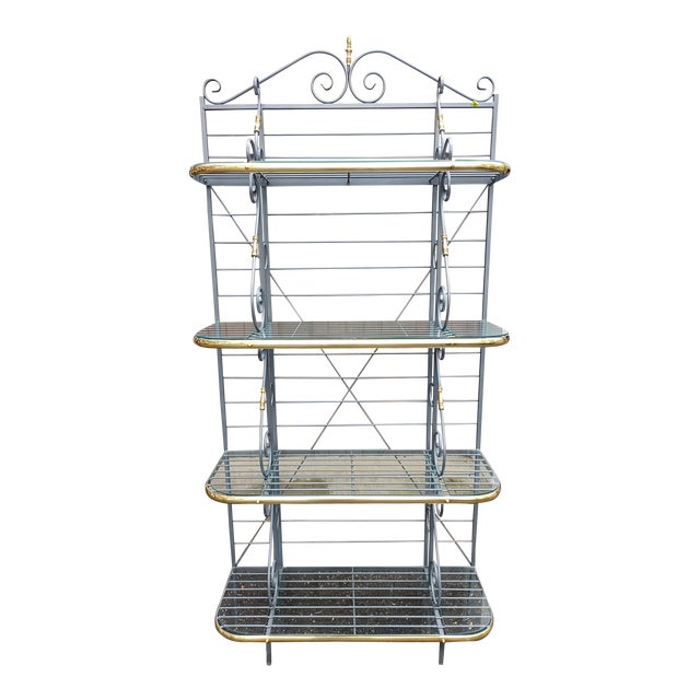 1980s Vintage Baker's Rack | Chairish