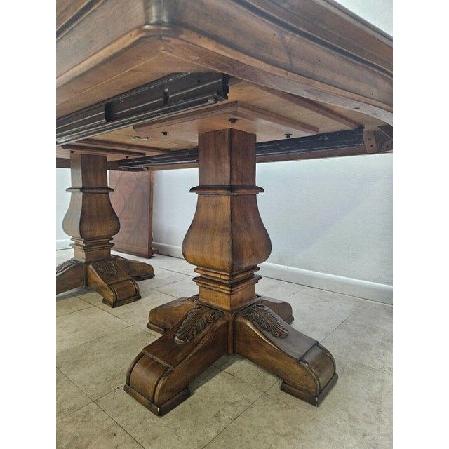 Ethan Allen Tuscany French Louis XV Pedestal Dining Room Table ...