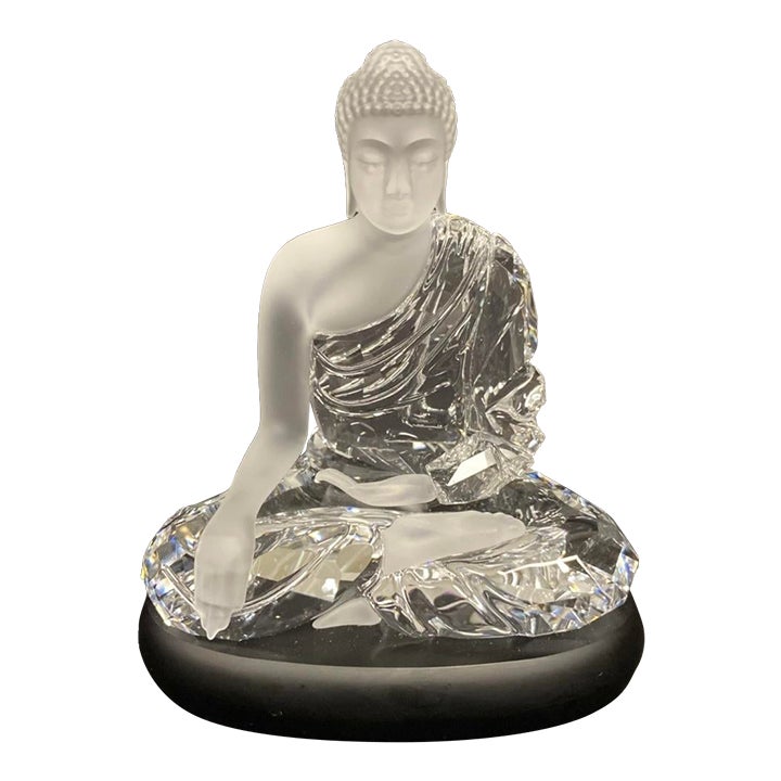 Swarovski Asian Symbols Buddha Crystal Figurine SML 5064252 Genuine ...