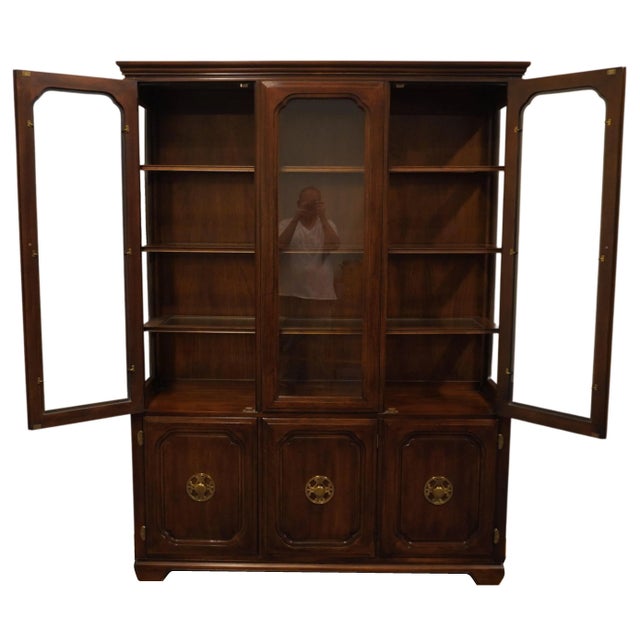 Davis Cabinet Co. Asian Inspired 61" Lighted Display China Cabinet ...