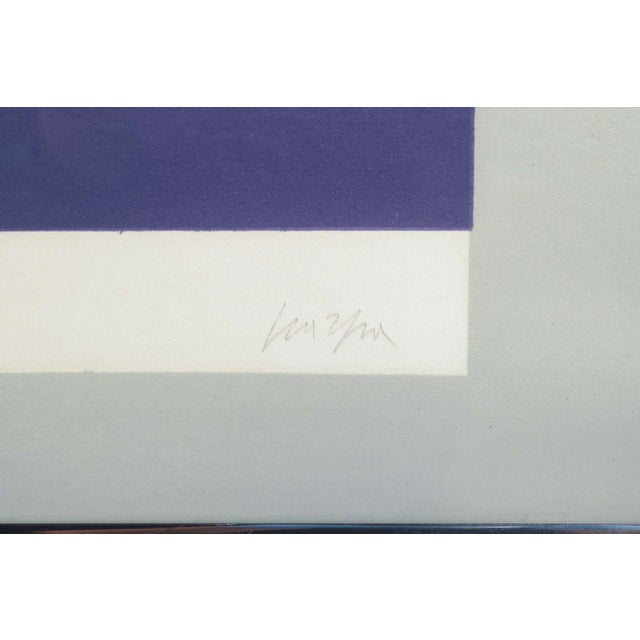 Gino Scarpa, Color Lithograph with Silver Leaf, 1970s, Paper | Chairish