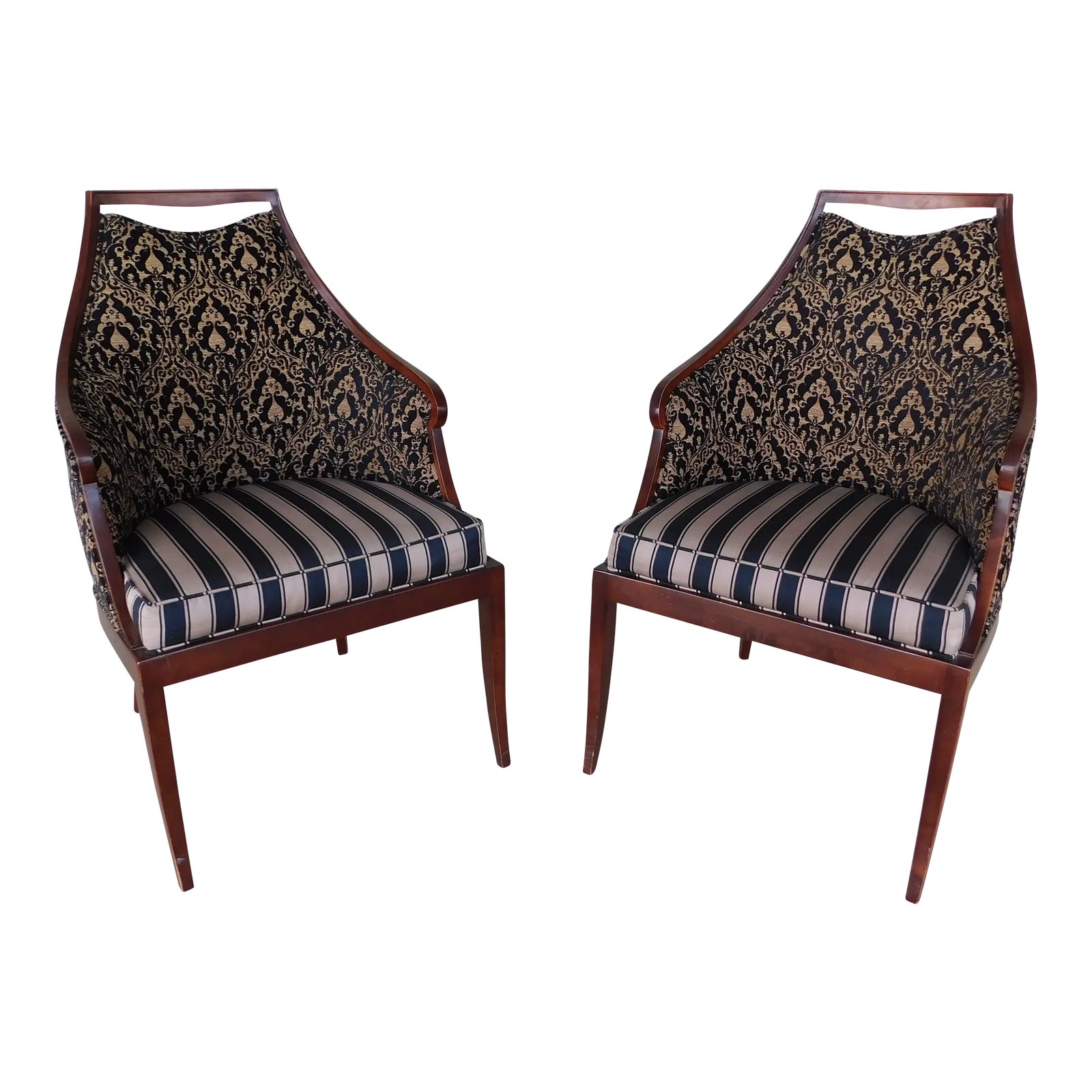 Baker Jacques Garcia Collection Malmaison Arm Chairs - a Pair | Chairish
