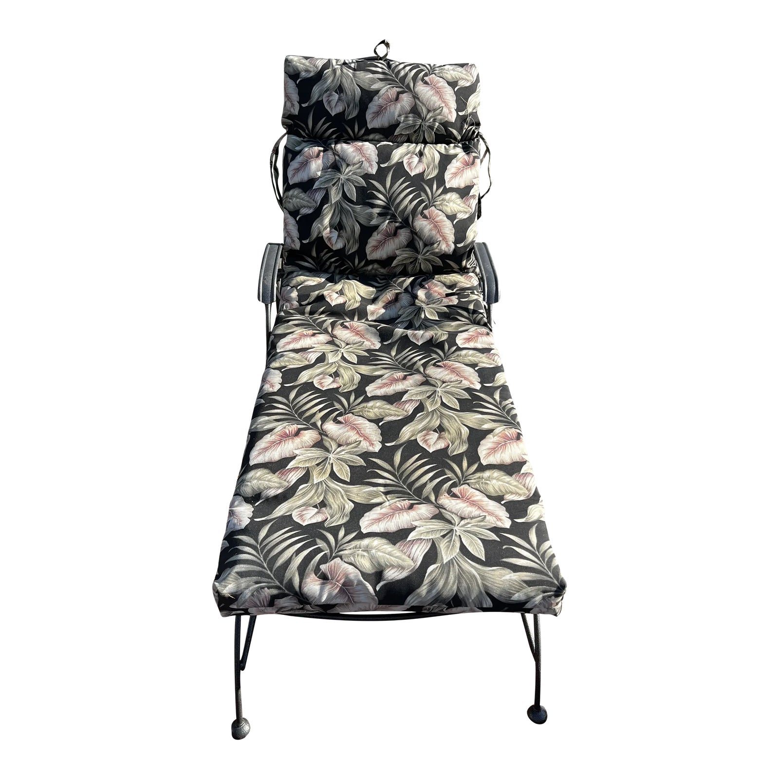 Homecrest Vintage Liberty Garden Chaise Lounge Chair | Chairish