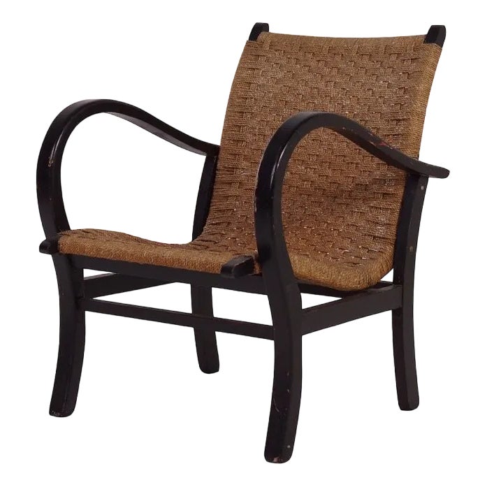 German Armchair attributed to Erich Dieckmann, 1930s | Chairish