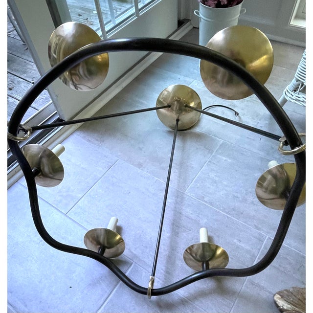 Visual Comfort Choros Aged Iron Chandelier by Barry Goralnick | Chairish