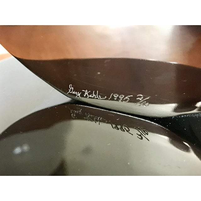 1995 Gary Kahle Polished Stainless Steel Signed Sculpture | Chairish