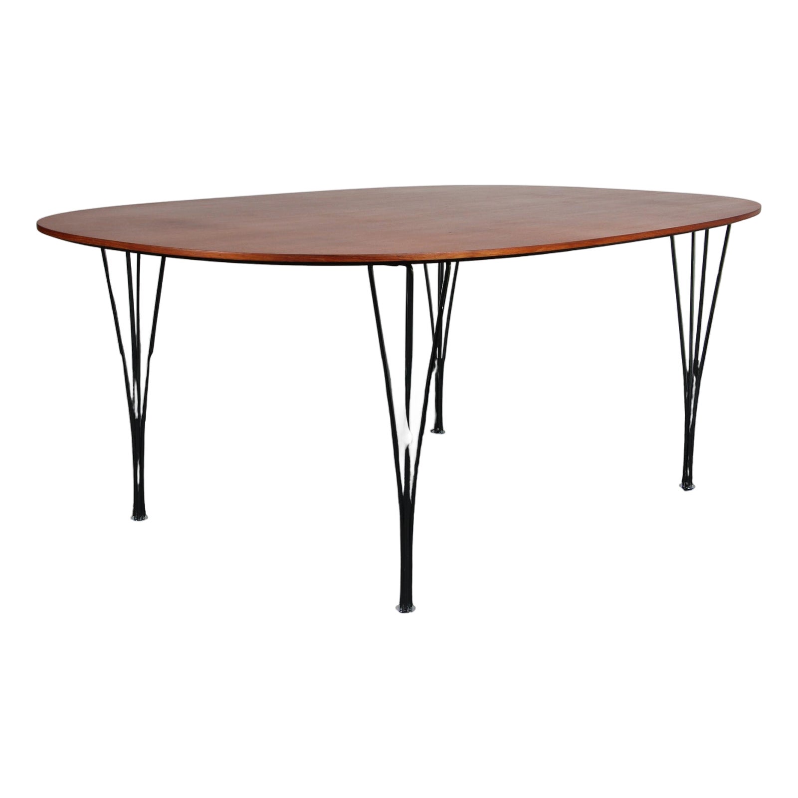 Teak Dining Table from Piet Hein & Bruno Mathsson, 1960s | Chairish