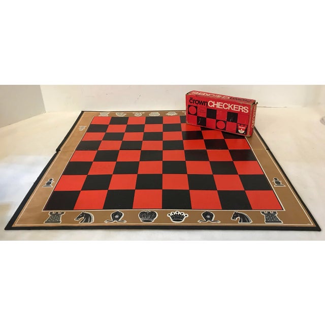 Vintage Checker Set | Chairish