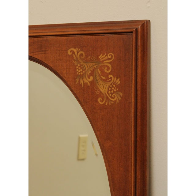 Hitchcock Vintage Maple Stenciled Wall Mirror | Chairish