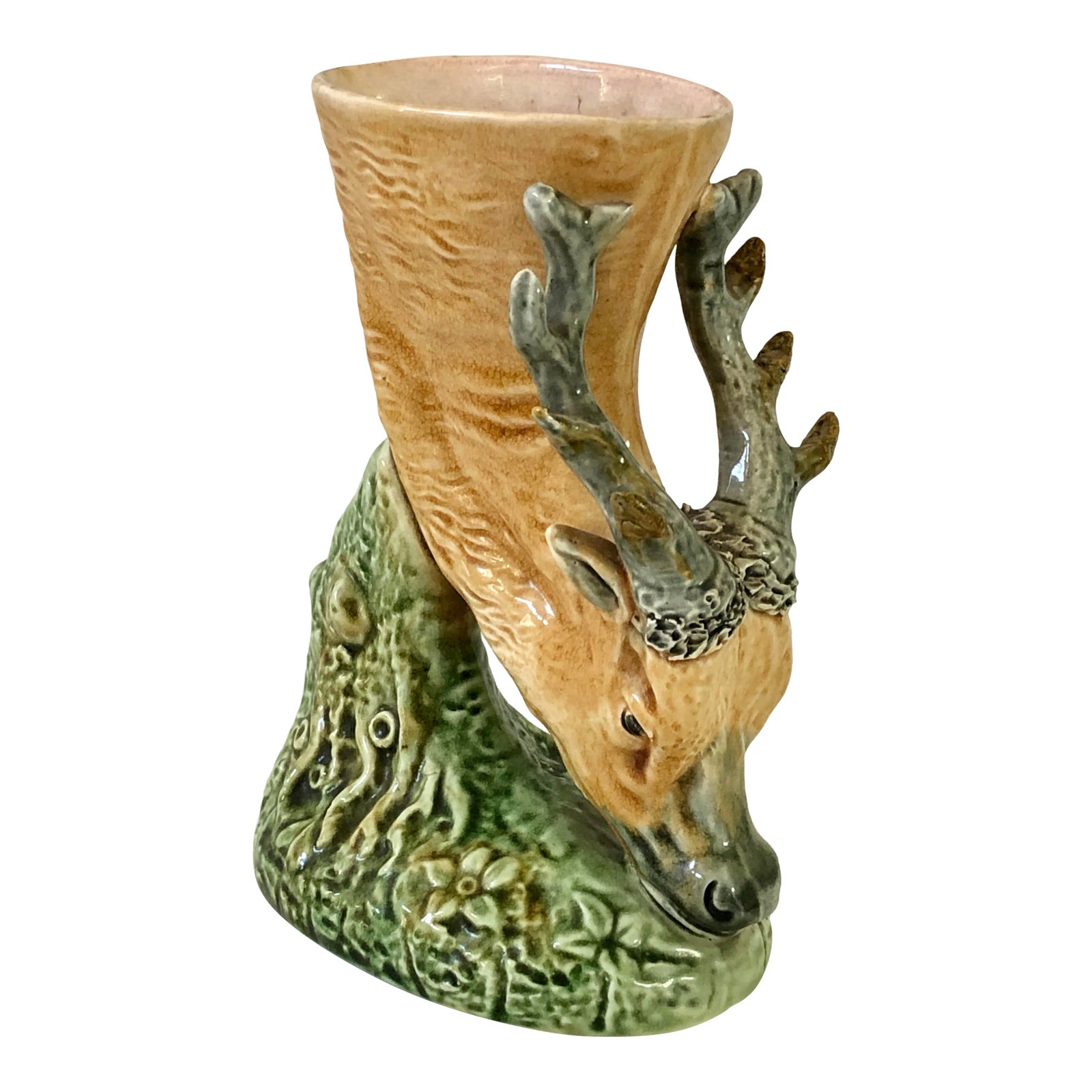 Stag Vessel Vase | Chairish