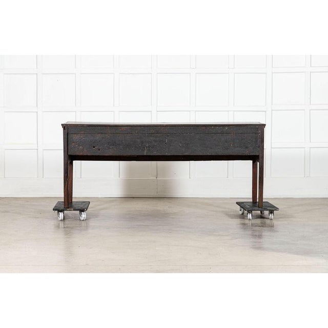 Antique English Oak Vernacular Dresser Base, 1770 | Chairish