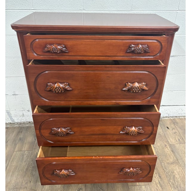 Vintage Davis Cabinet Co Lillian Russell Victorian Style Walnut Chest ...