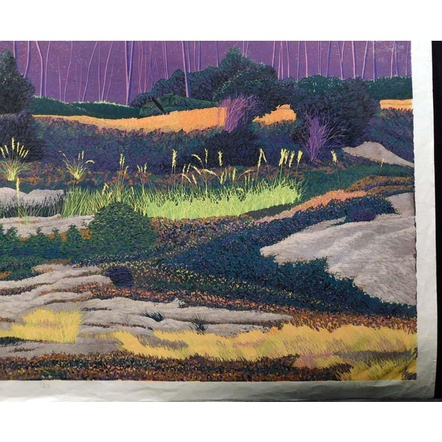 Gordon Mortensen "Del Monte Dunes" Hand Signed Woodcut Reduction Art ...