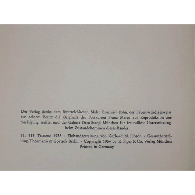 Vintage German Expressionist Abstract Animals by Franz Marc - Set of 16 ...