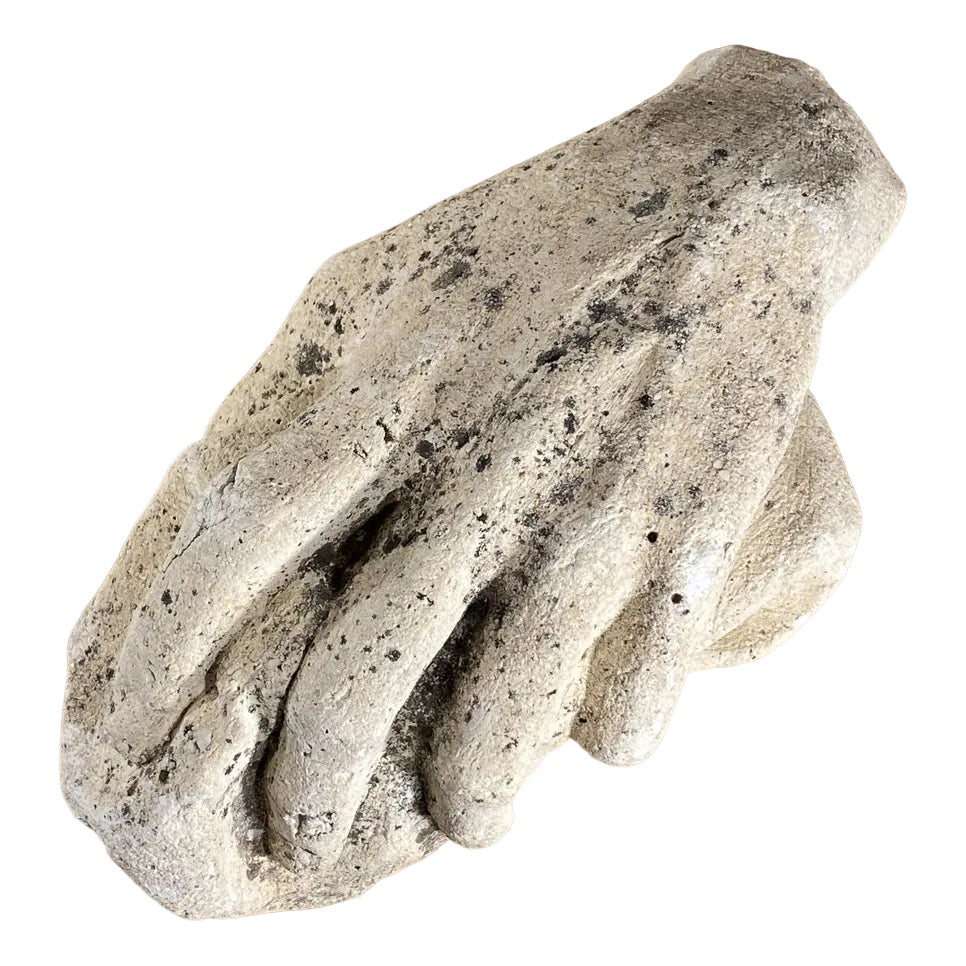 Stone Hand Sculpture, 1950s, Stone | Chairish