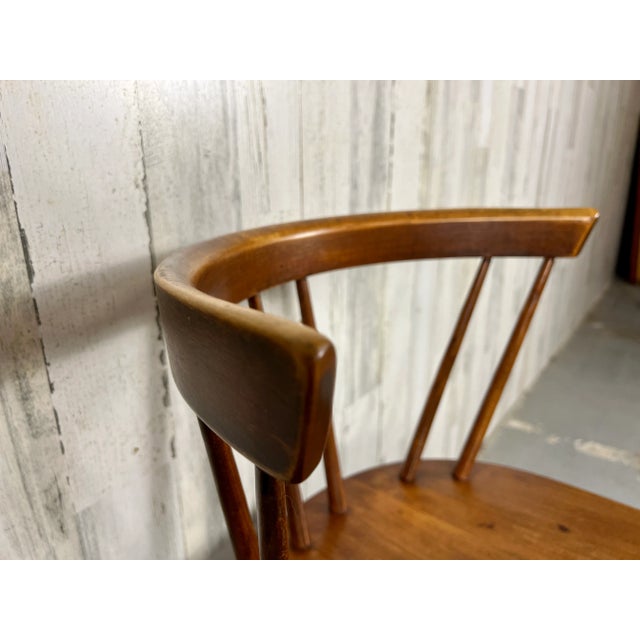 Mid-Century Spindle Chair | Chairish