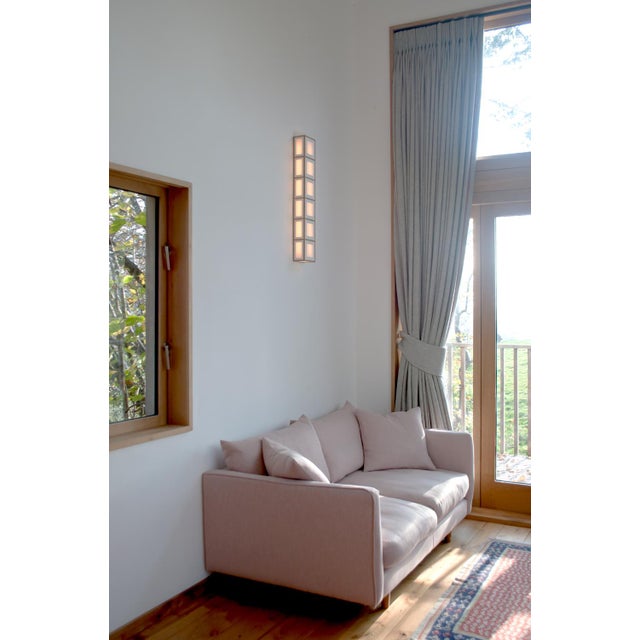 Shoji Wall Light with Oak Framing and Japanese Paper Sconce by Louis ...