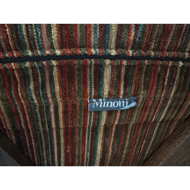 Minotti York Missoni Fabric Arm Chairs, a Pair | Chairish