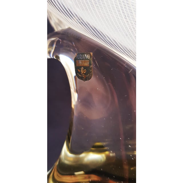 1950s Murano Glass Mezza Filligrana Swordfish With Gold Leaf Attributed ...