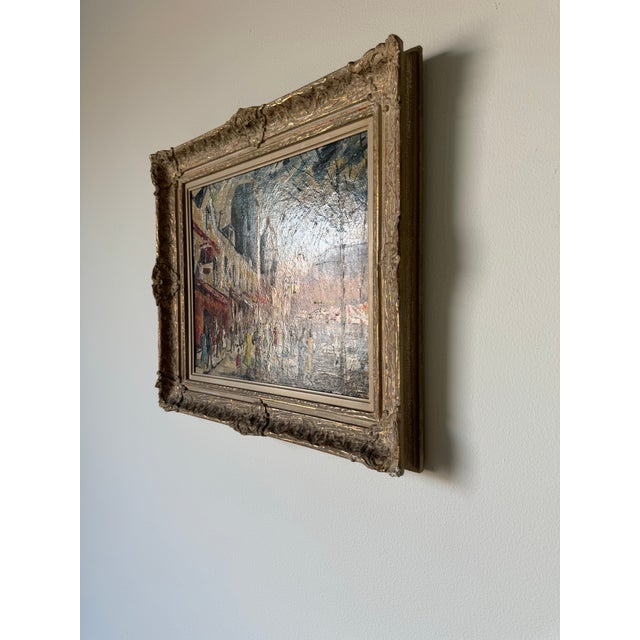 Robert Le Berger (French, 1905-1972) 'Place Du Tertre' Oil Painting ...